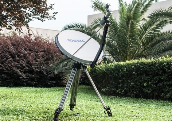 0.6m / 0.75m Single Reflector Unit Digital TV Antenna KA Band Microwave Antenna Feeder Device
