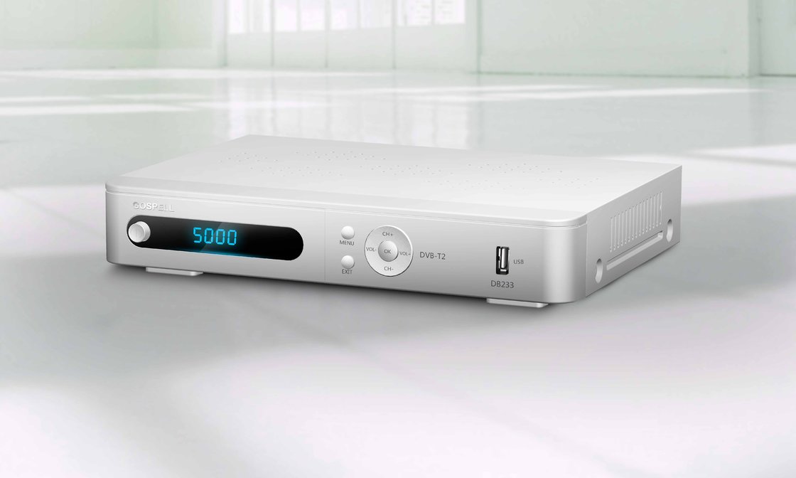 Multi Language DVB-T2 HD MPEG-4 Set Top Box Support S/PDIF Audio Output