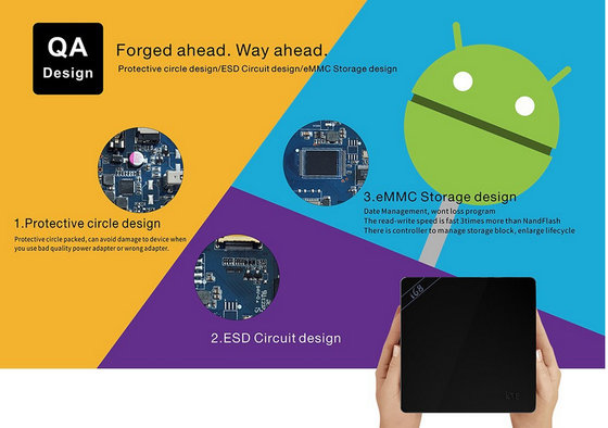 I68 Android 5.1 RK3368 Octa Core Tv Box Media Player 2GB / 8GB / BT4.0 / 2.4G