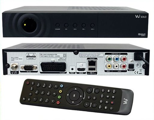 Vu Solo HD Linux Set Top Box Enigma2 Single Tuner / Scart / YPbPr / AV / USB