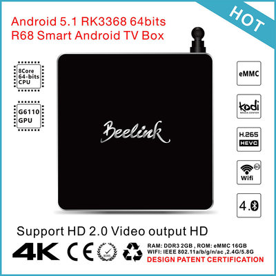 Beelink R68 Android Smart TV Box RK3368 64Bits Octa Core Media Player