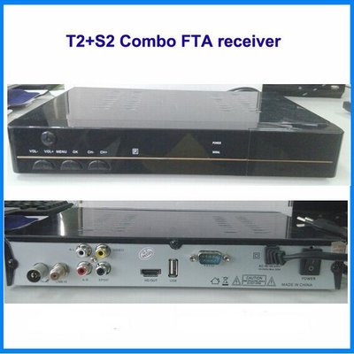 FTA Sunplus1505 Solution HD DVB S2 DVB T2 Combo Receiver PowerVU / DRE Tricolor