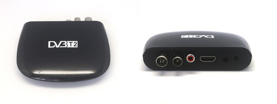 Mini Full HD DVB-T2 Digital Terrestrial Receiver / Kenya Decoder TV Box W/ MPEG4 / AVC / H.264 / PVR