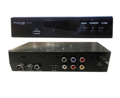 Multi Language Digital TV Converter Box Multimedia DVB T2 TV Receiver w/ RCA / HDMI / YPbPr / PVR / MPEG4