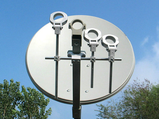 CE Approved DVB Accessories LNB Bracket for KU Band , Ku Band lnb Holder , LNB Ku Band