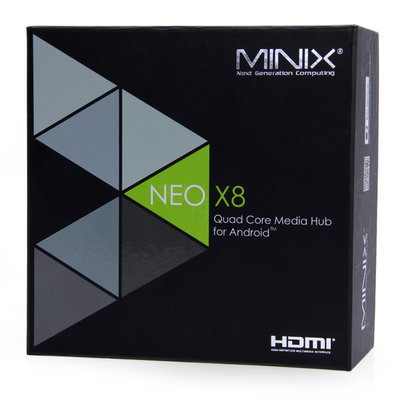 Android Smart Tv Box MINIX NEO X8 Amlogic S812 Quad Core 2G Ram 16G Flash Bluetooh 4Kx2K