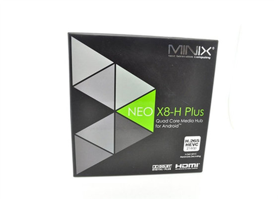 Quad Core Arabic IPTV Box MINIX X8-H Plus Smart TV Receiver 4K High Resolution 2G / 16G