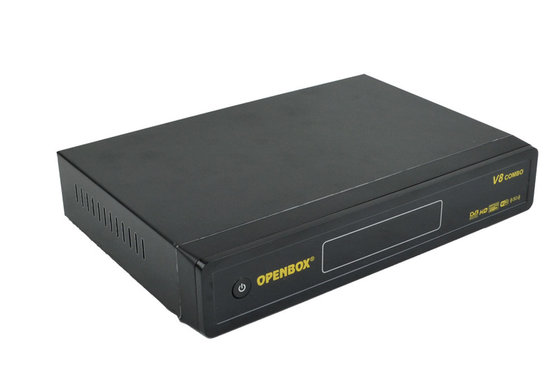 Openbox V8 Combo DVB S2 + DVB T2  Twin Tuner Digital Decoder W/ DLNA / IP / WEBTV / 3G / Camera - Black