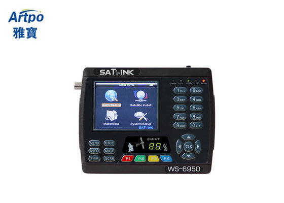 Portable Large Screen Satlink WS-6950 Digital Satellite Finder Meter for DVB-S / FTA