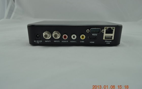 RS-232 / HDMI / USB / RJ45 Digital TV Decoder Azbox Bravissimo Twin Tuner Satellite Receiver