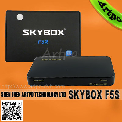 Skybox F5S Best Digital Tv Receiver Linux OS STB w/ CCCAM / Youtube / WIFI / GPRS / Scart / AV / CA - Black