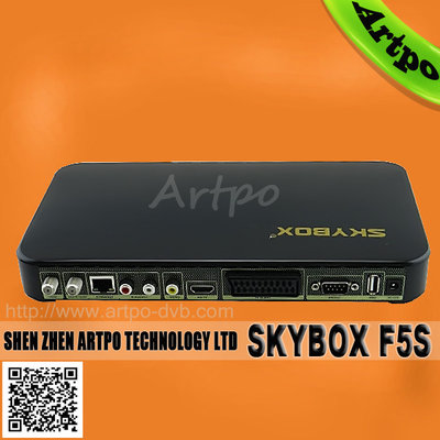 Skybox F5S Best Digital Tv Receiver Linux OS STB w/ CCCAM / Youtube / WIFI / GPRS / Scart / AV / CA - Black