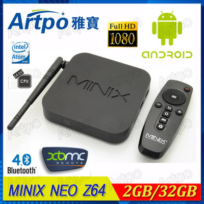 MINIX NEO Z64 Android4.4 Intel Atom TV BOX Z3735F Quad Core 2G/32G 1080P