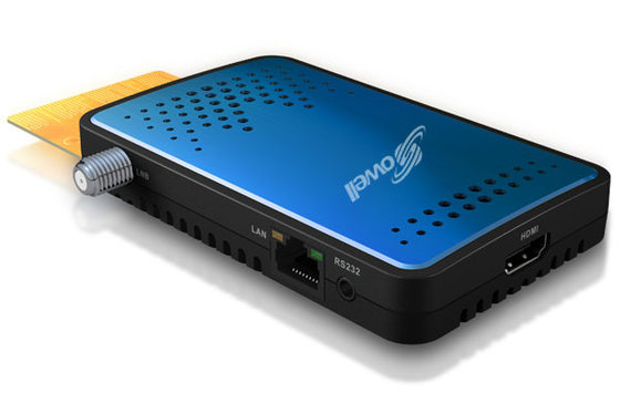 Mini PowerVu Sunplus1506G MPEG4 HD DVB S2 Satellite Receiver w/ IPTV / WIFI / IKS /  Dolby / CA / AV / HDMI - Metal