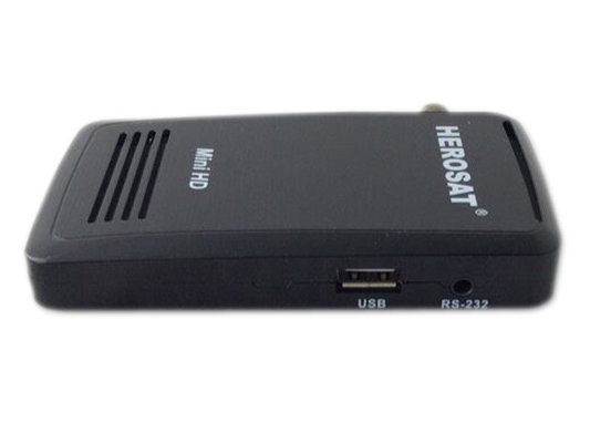 Mini HD PowerVu DVB S2 Receiver Sunplus1506G FTA Decoder w/ IKS / AV / HDMI / USB / IR / WIFI / MPEG4 - Plastic