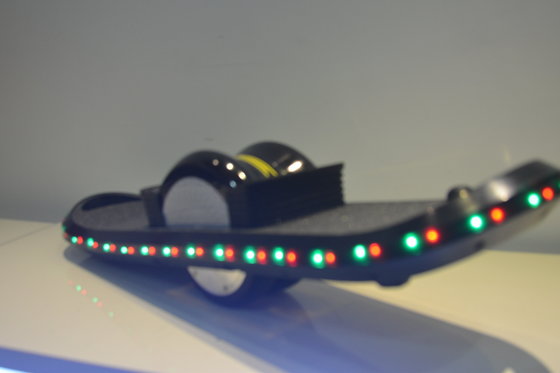 Portable One Wheel Electric Scooter , Led Light Self Balance Hoverboard 