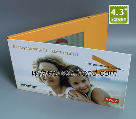 2017 Hot Promotional 4.3 inch video brochure / best advertising products