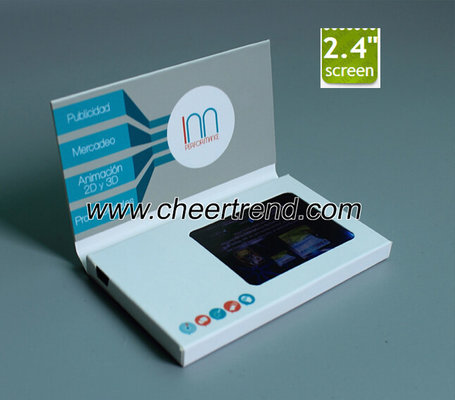2017 Hot sale 2.4 inch LCD Video Brochure for commercial advertising and marketing