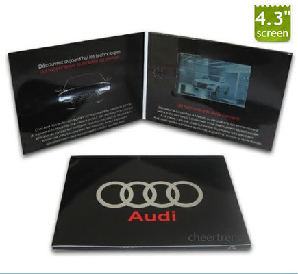 2017 New Arrival Custom 4.3 inch USB digital video brochure video booklet for advertising