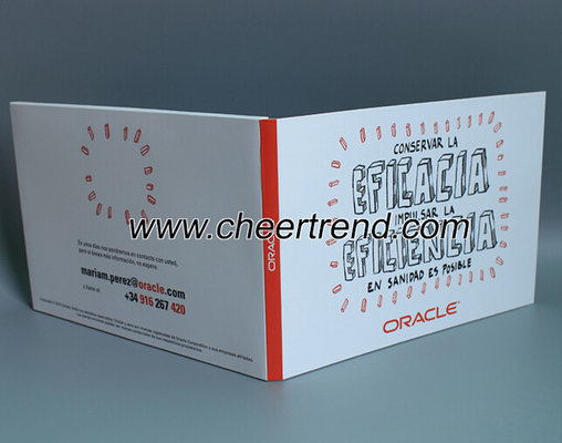 2017 Promotional 2.4" 4.3" 5" 7" 10'' LCD video brochure for business gift