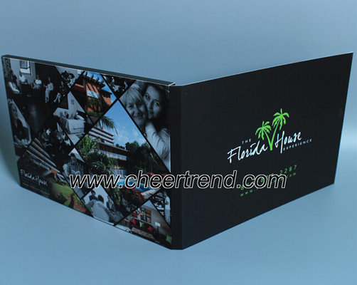 2017 Factory Hot sale 4.3", 5", 7" LCD video brochure/ video greeting card for business promotional