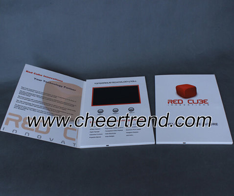 China factory supply competitive price A4 size 7 inch lcd advertising brochure/lcd video Brochure