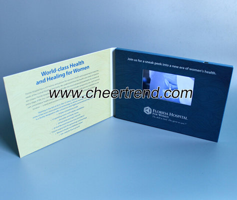 2017 Hot Promotional 128MB 4.3 inch Digital Video Business Card, video brochure greeting card