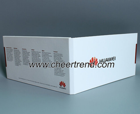 Huawei Customized 4.3 inch TFT LCD Soft Cover Video Brochure / Video Booklet/ Video Greeting card