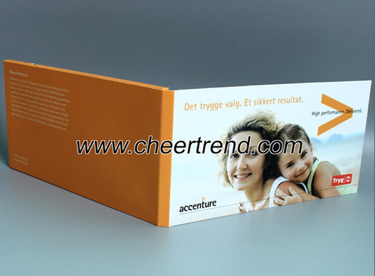 Hot 4.3 inch 4 color printing lcd video brochure digital video brochure video greeting card for business card