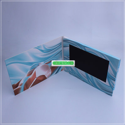 2017 Hot Sexy Advertising 7 inch lcd video brochure / video greeting card / video book with 1GB memory