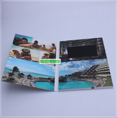 2017 Hot Sexy Portrait design 4.3 inch CMYK  printing 128M lcd screen video brochure card for gifts