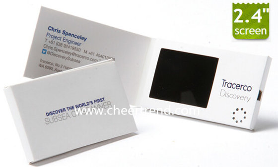 Competitive price 2.4 inch mini size business greeting card for advertising, business gift ,promotion