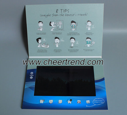 Touch screen 10 inch Video Brochure / Video Greeting Card / Video Book for gift