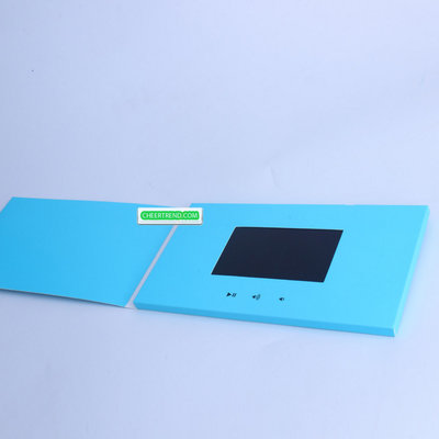 High quality Arts and Crafts 4.3 inch LCD Color Screen Video Brochures With 128Mb memory