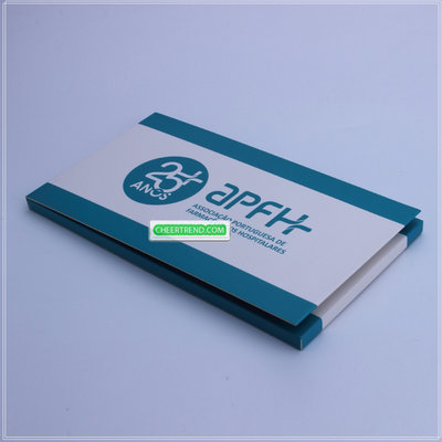 Beautiful Customized 4.3 inch TFT LCD Soft Cover Video Brochure/Video Booklet/Video Greeting Card
