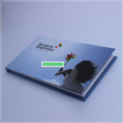 2017 color printing hardcover brochure 4.3 inch TFT lcd video greeting card, lcd video cards, video brochure card ad