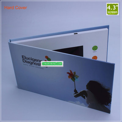 2017 New Arrival Custom 4.3 inch USB digital video brochure video booklet for advertising