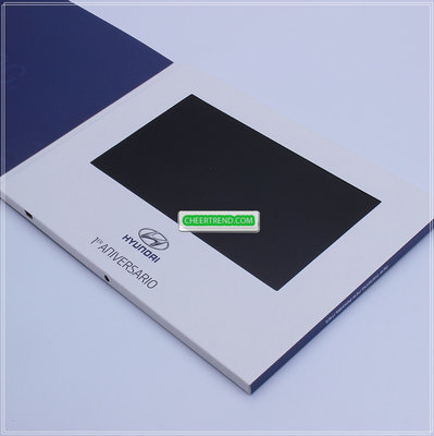 2017 Wholesale New Design 7 inch business promotion gift tft lcd video brochure with headphone port  for advertising
