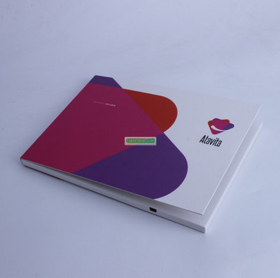 China best factory supply 7 inch LCD video brochure,video book,video greeting card with 512Mb memory