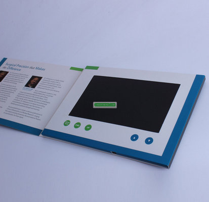 Hospitals Marketing A5 7" inch LCD Video Brochure /Video Greeting Card/Video Business Card with 256Mb memory