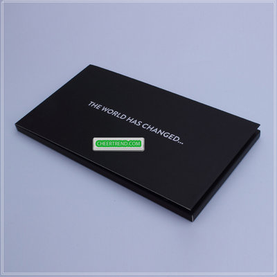 New Black printing Advertising 4.3 inch LCD video brochure / video greeting card for business