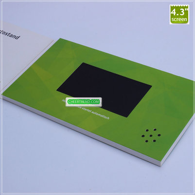 Multifunction 4.3 inch lcd screen video brochure card for business gift,brand advertising