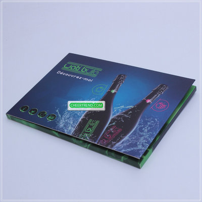 Wine advertising custom 4.3inch lcd video module for greeting cards, lcd video display module for video brochure
