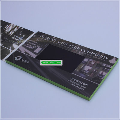 4.3inch Display flexible Lcd video brochure card / video book/video mailer