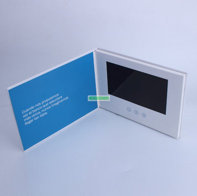 High resolution 7 inch 1024*600 IPS tft lcd module with Hard cover video brochure