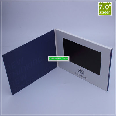 2017 Hot Business Gift 7 inch video greeting card video brochure video book merchandising promotional