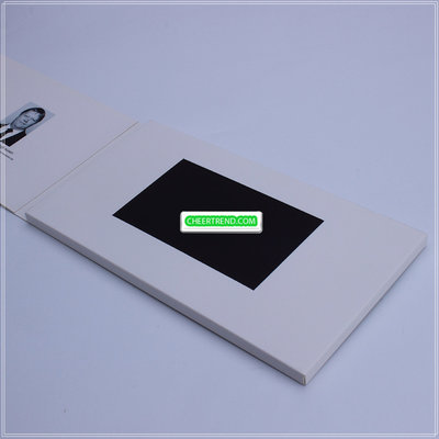New design 5" vertical lcd video brochure/greeting card/invitation book for business gift