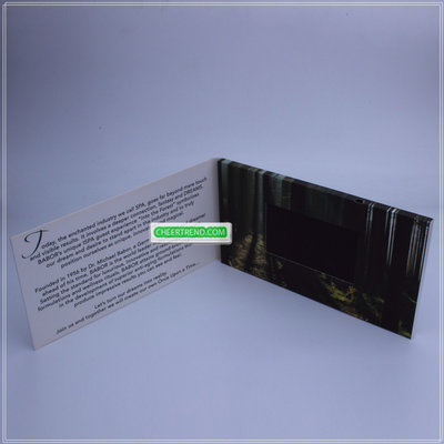 4.3 inch TFT LCD screen promotional video book