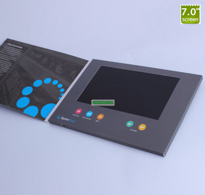 2017 Hot sale! Promotional Advertising Video book 7 inch,LCD brochure/video booklet