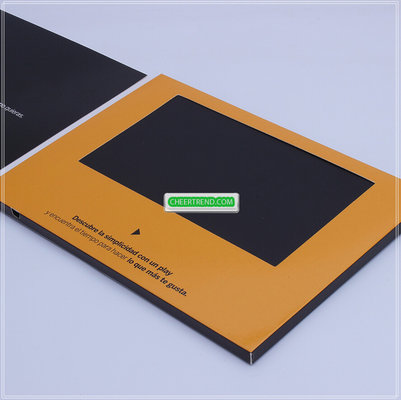 Factory custom 7 inch LCD touch screen video brochure/digital video card/video christmas greeting card